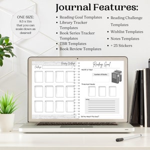 Grey Reading Journal Printable | Reading Tracker | Easy Printable Book ...