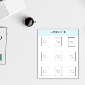 Book Club Sheets Printable | Reading Tracker Sheets | Easy Printable ...