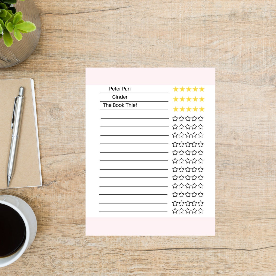 Book Review Sheets Printable Reading Tracker Sheets Easy Printable Book ...