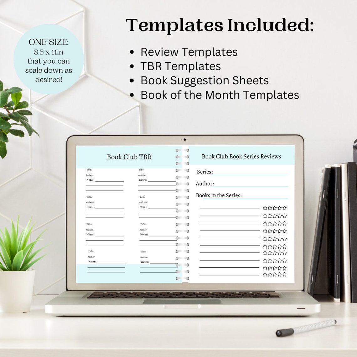 Book Club Sheets Printable Reading Tracker Sheets Easy Printable Book ...
