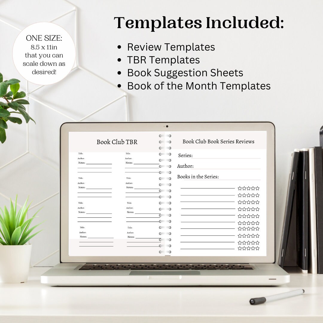 Book Club Sheets Printable Reading Tracker Sheets Easy Printable Book ...