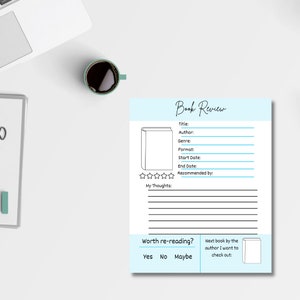 Book Review Sheets Printable | Reading Tracker Sheets | Easy Printable ...
