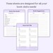 Book Club Sheets Printable | Reading Tracker Sheets | Easy Printable ...
