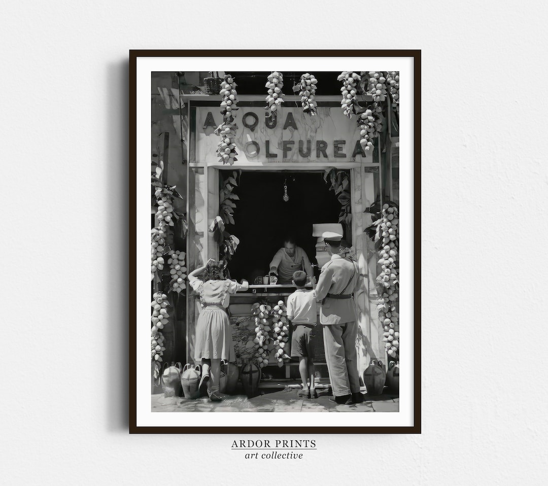Vintage Naples 1940s Photography: Italian Lemonade Stand, Retro Italy ...