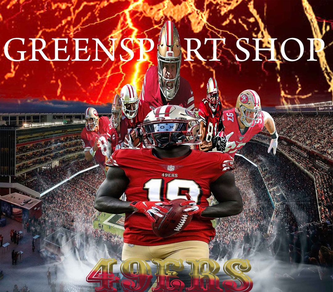 49ers Red Thunder,white Smoke Football Stadium, Players Tumbler Wrap - Etsy