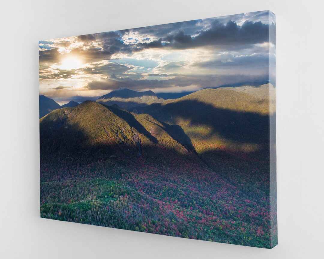 Fall Foliage in the Adirondacks at Sunset | Gift-adirondacks Gift ...