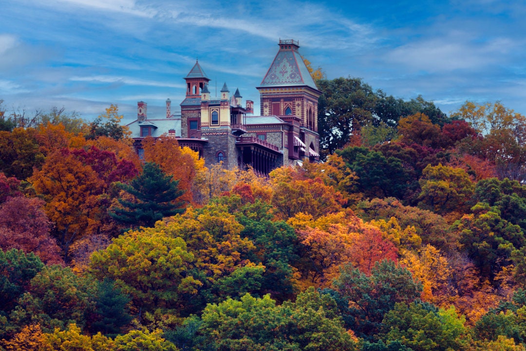 Wall Art-new York Olana Gift-fall Lovers Gift-upstate NY Gift-fall ...