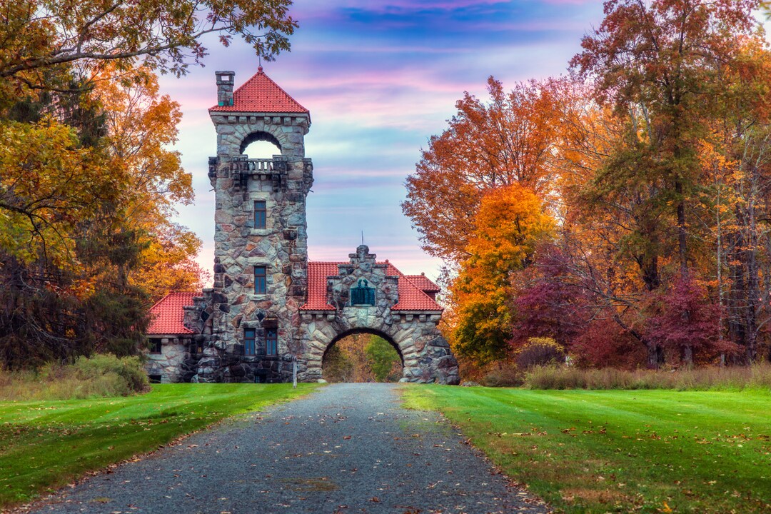 Mohonk Mountain House Gateway Fall Foliage New Paltz Hudson - Etsy