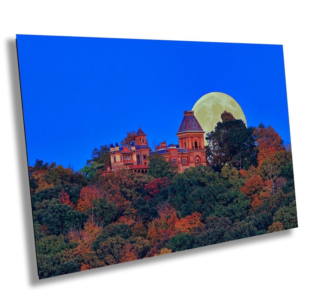 Olana State Historic Site Supermoon Art Print: Catskills Hudson Valley ...