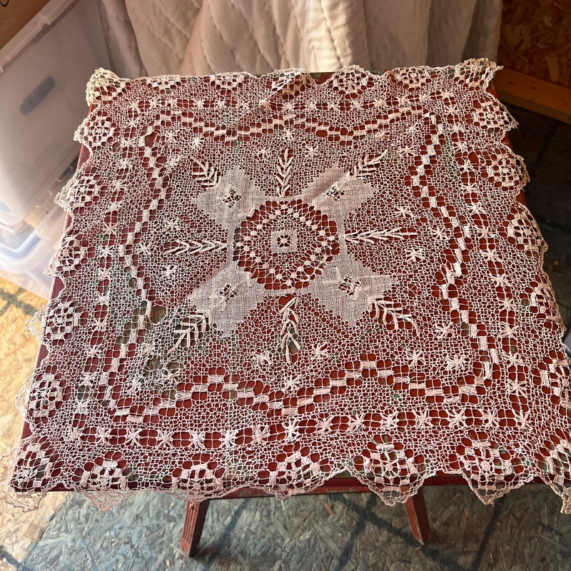 Filet Lace Linens - Etsy