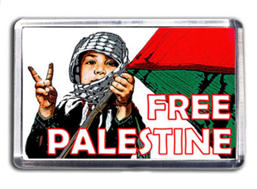 Free Palestine Victory / Peace Fridge Magnet - Etsy