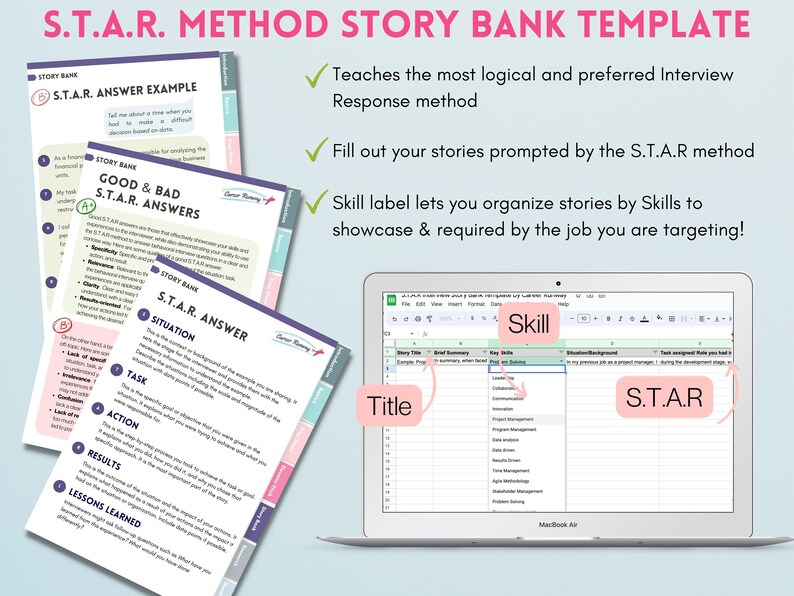 Job Interview Prep Workbook With 1000 Real Behavioral Interview ...