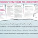Job Interview Prep Workbook With 1000 Real Behavioral Interview ...