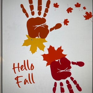 Thanksgiving Handprint Art - Etsy