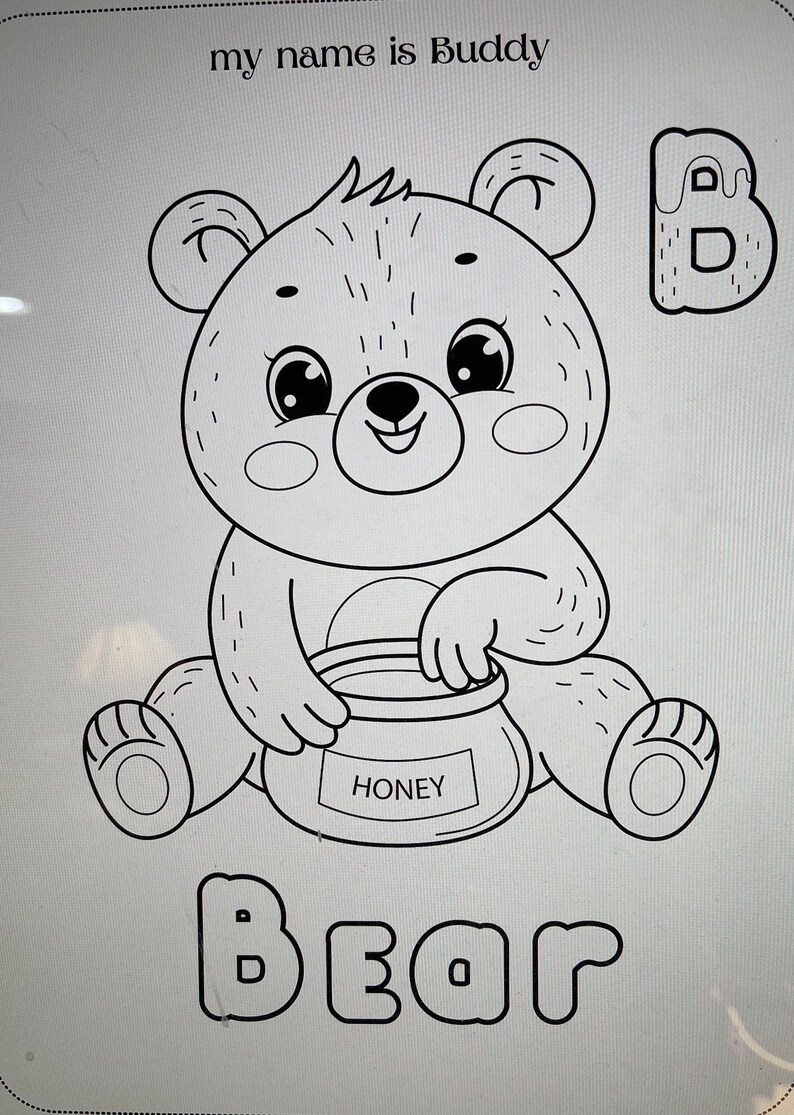 Animal Alphabet Coloring Pages - Etsy