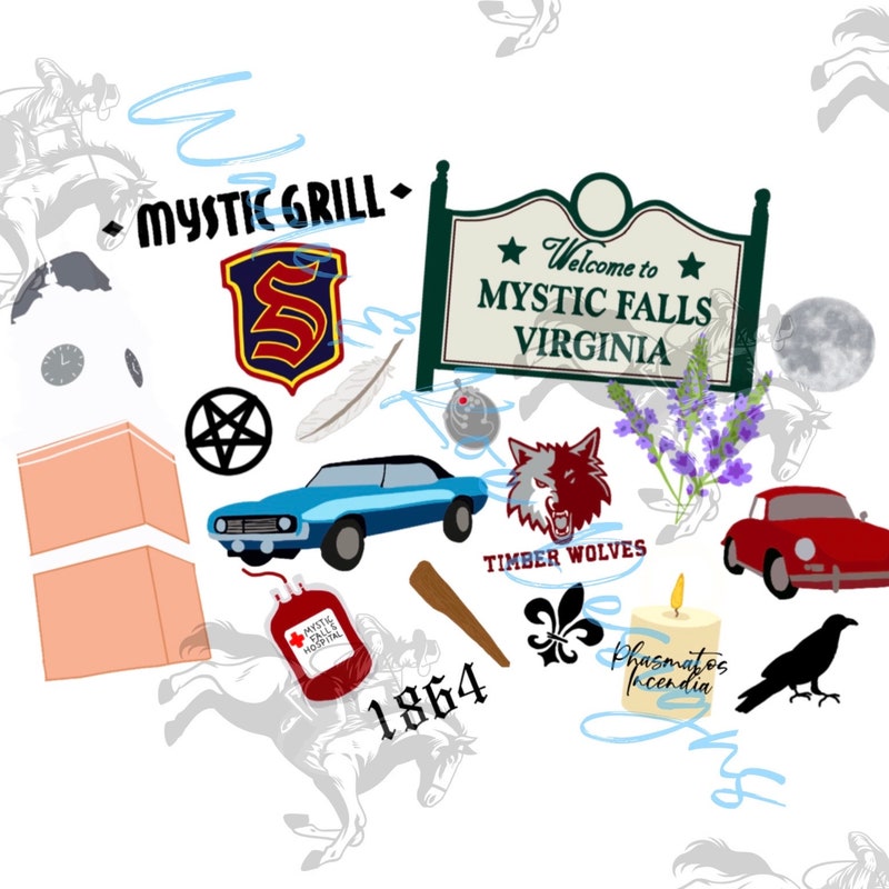 Vampire Diares Svg - Etsy