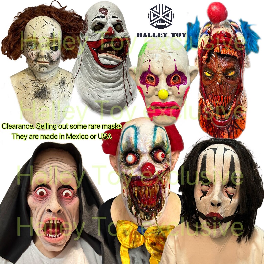 Clearance Sale on Rare Masks. From Horror Dome, Trick or Treat ...