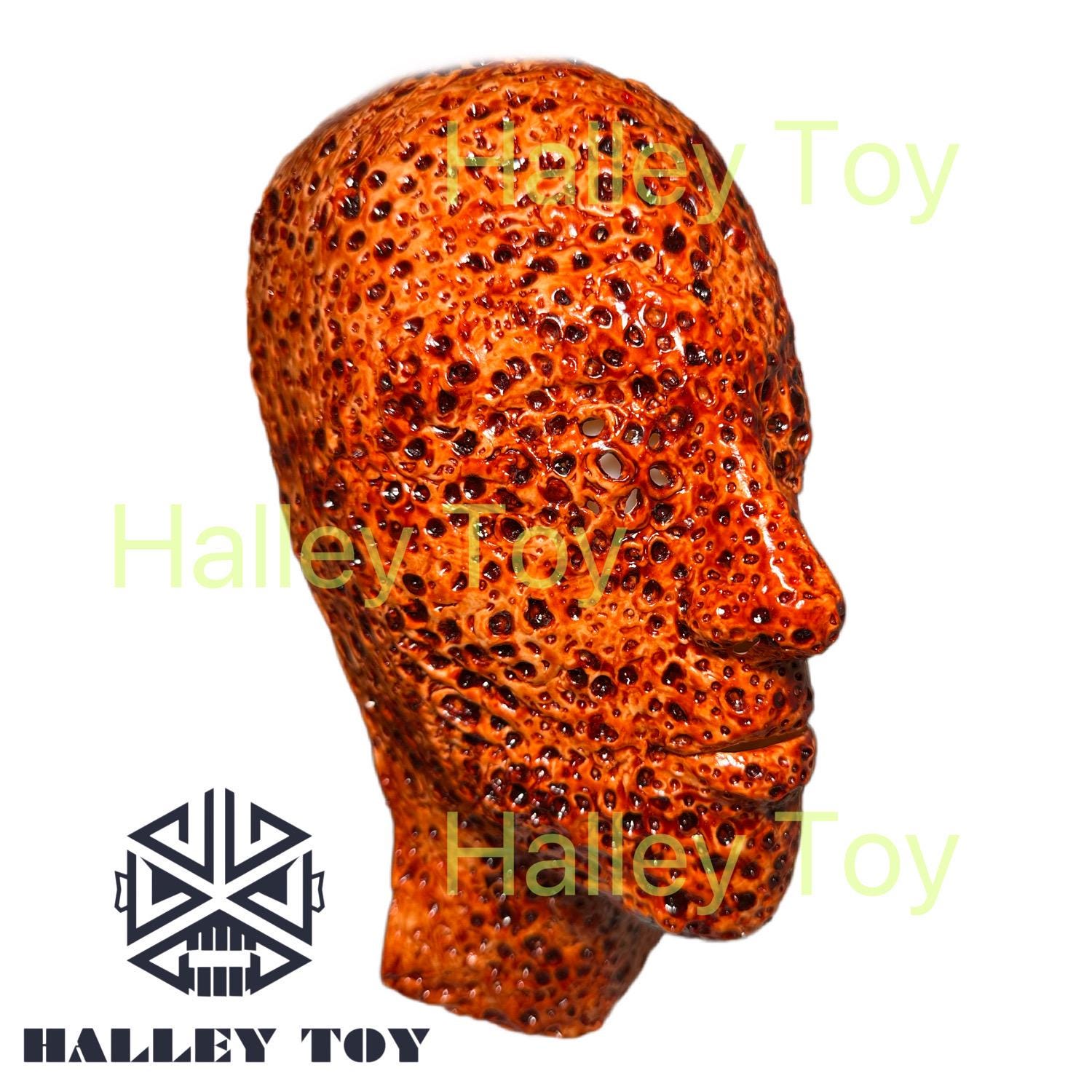 Halloween Scary Bloody Creepy Trypophobia Zombie Latex Mask, Infected ...