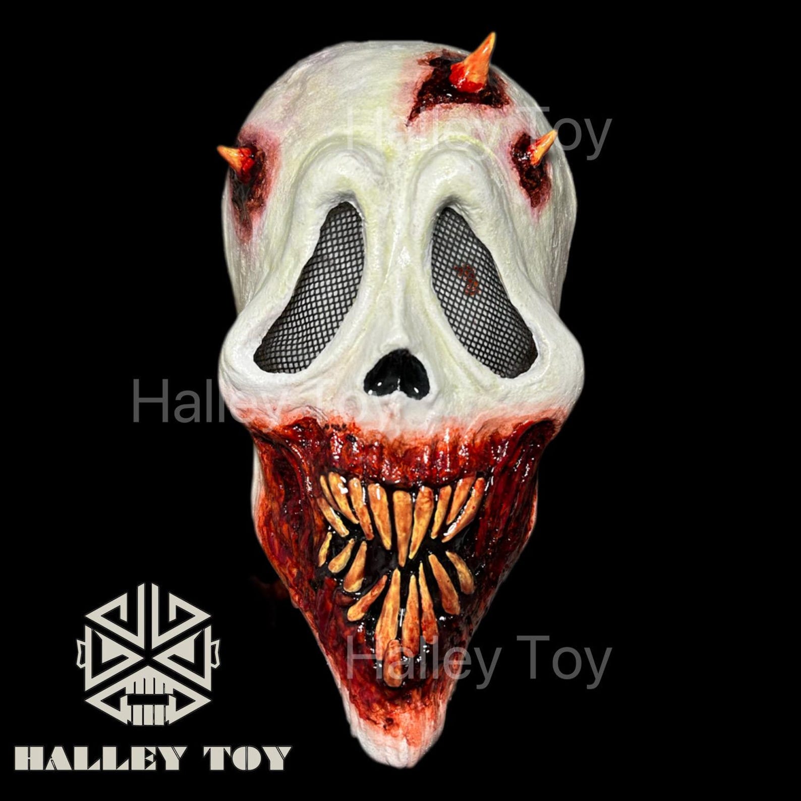 Baraka Ghostface Deluxe Latex Mask Scream Movie Ghostface Mask Bloody ...