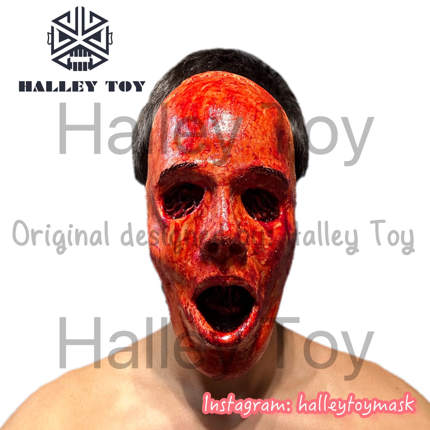 Halley Original Designed Bloody Killer Mask - Etsy