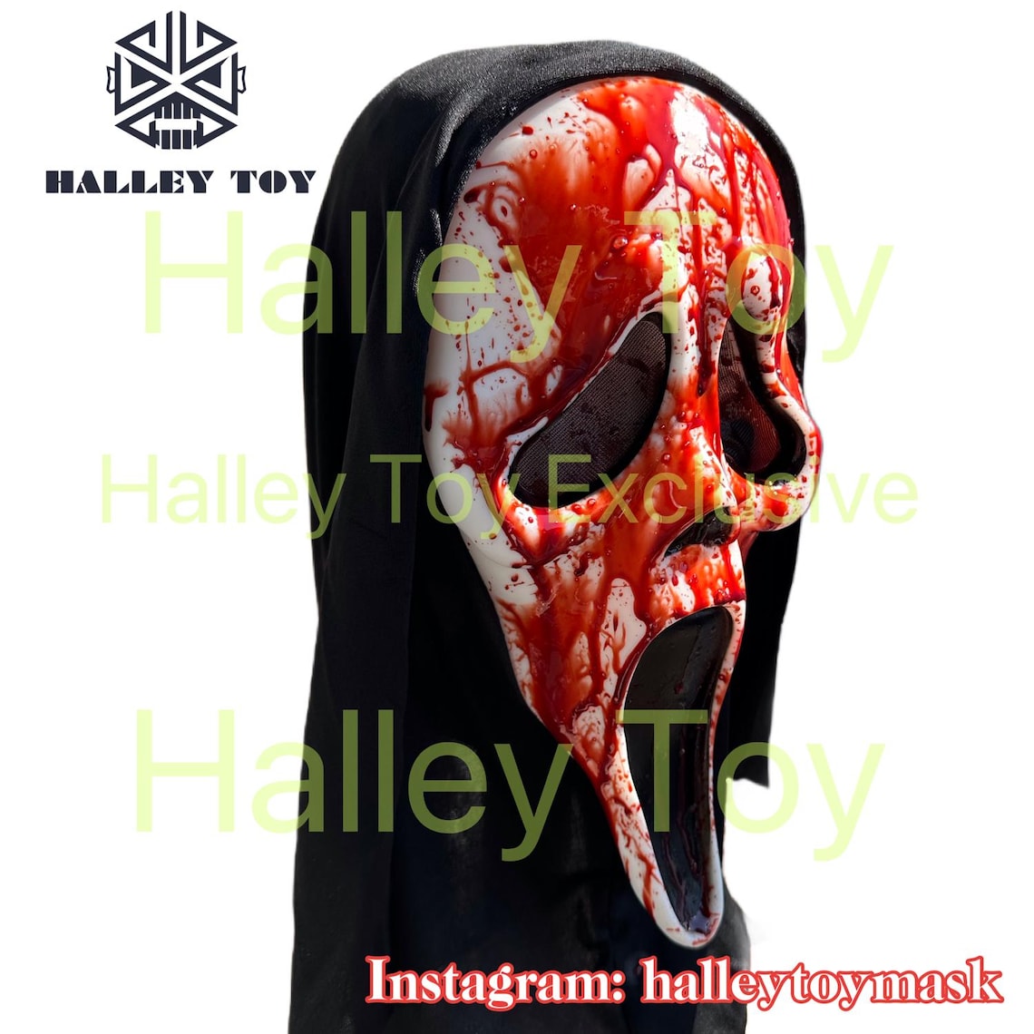 Ghost Face Mask Scream Movie Mask Painted With World's Most Realistic ...