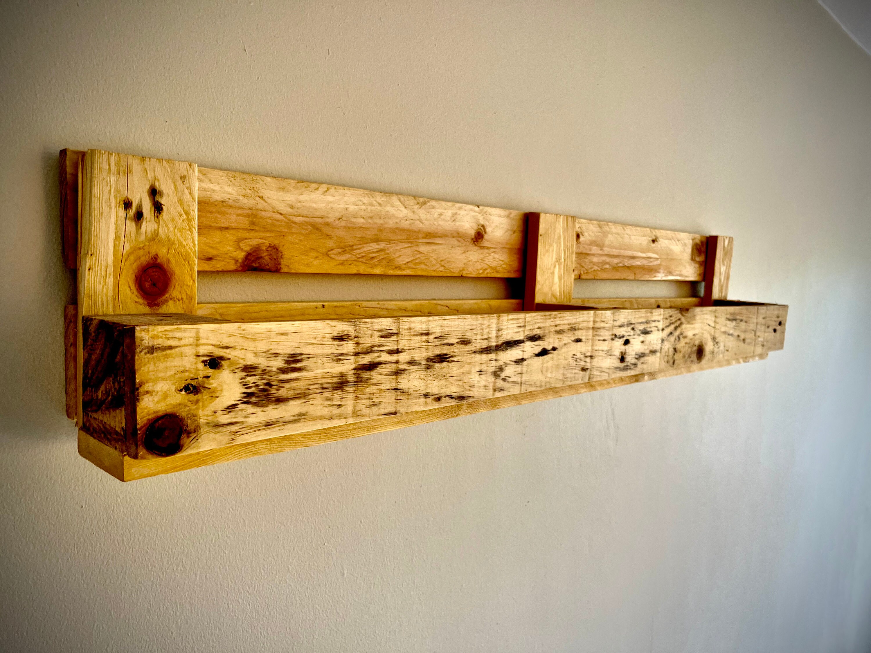 Upcycled Pallet Shelving Unit - Etsy