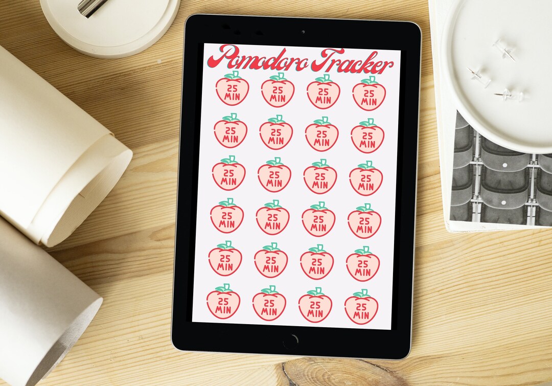 POMODORO TRACKER - Etsy