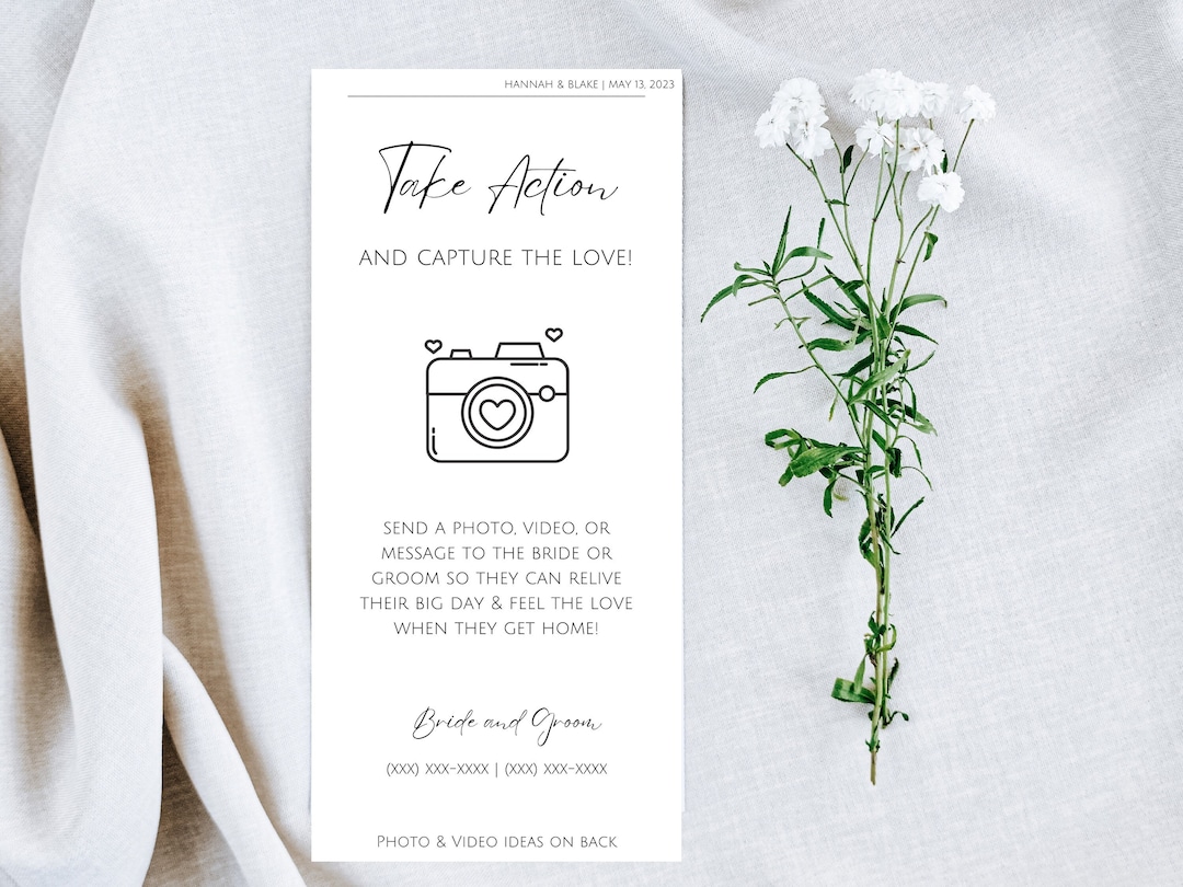 Capture the Love I SPY Wedding Game Editable Template Printable Card ...