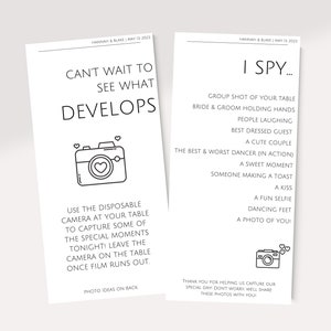 I SPY Wedding Game Editable Template - Etsy