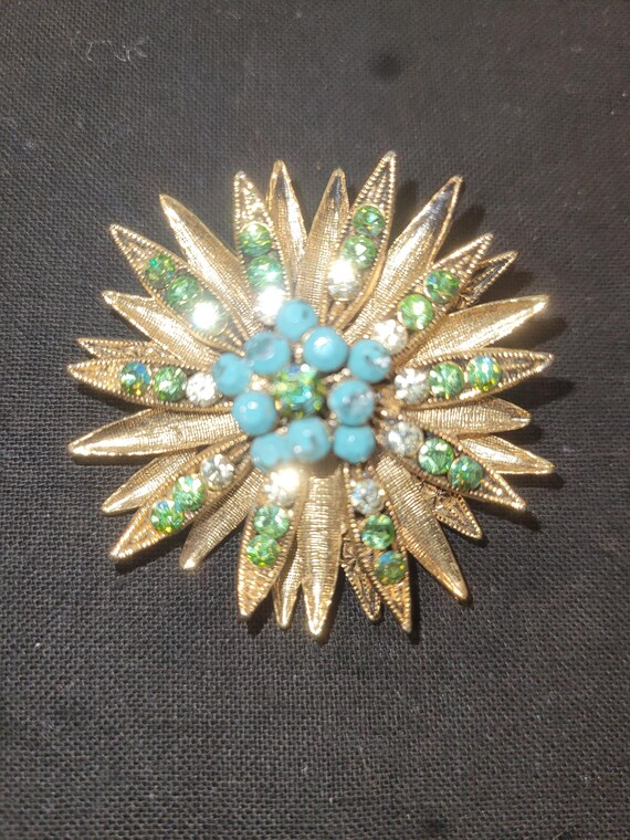 Vintage - faux turquoise - Gem