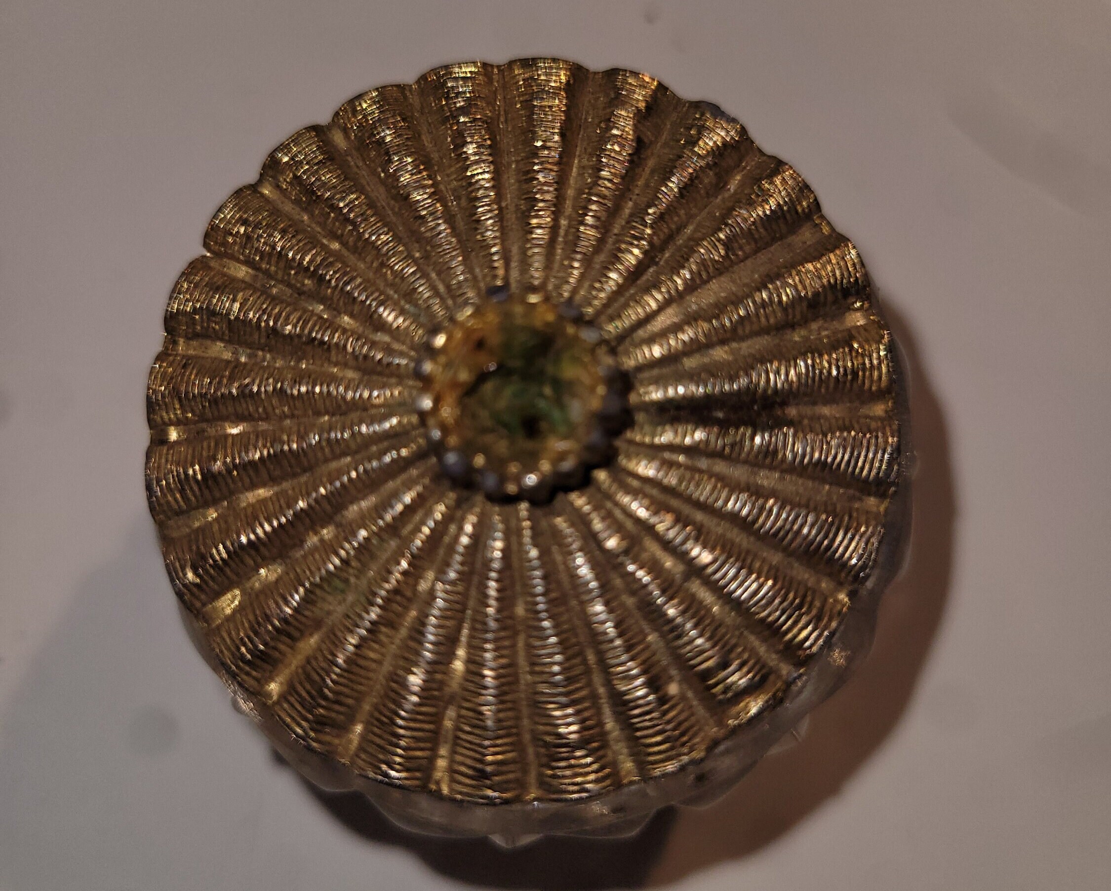 Vintage Salt / Saccharin Dish/cellar or Bohemian Pill Box With Tongs ...