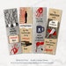 Stay on the Edge of Your Seat With These Thriller Book Reader Bookmarks ...