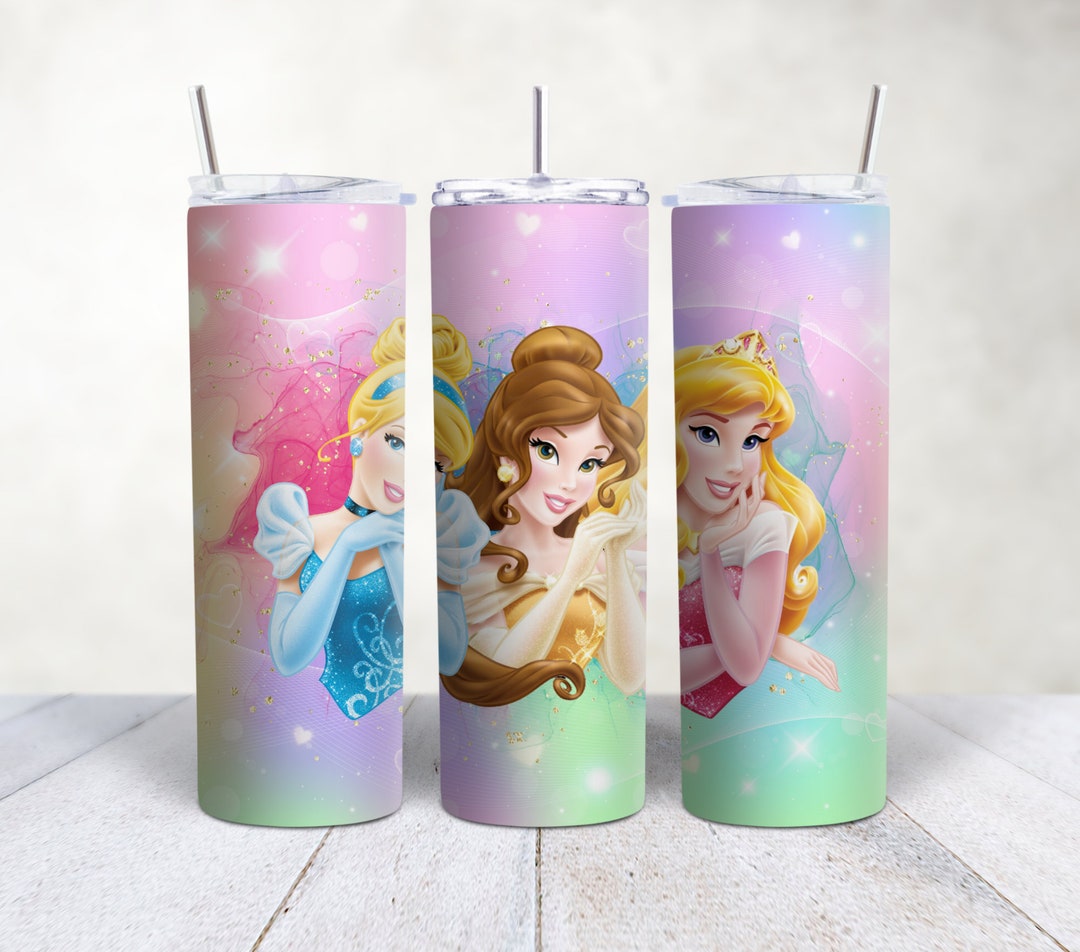 Princess 20oz Skinny Tumbler Design Template, PNG Digital Download - Etsy