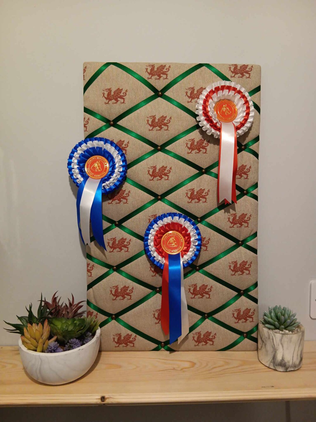 Handmade Rosette/notice Board Dragon Large - Etsy