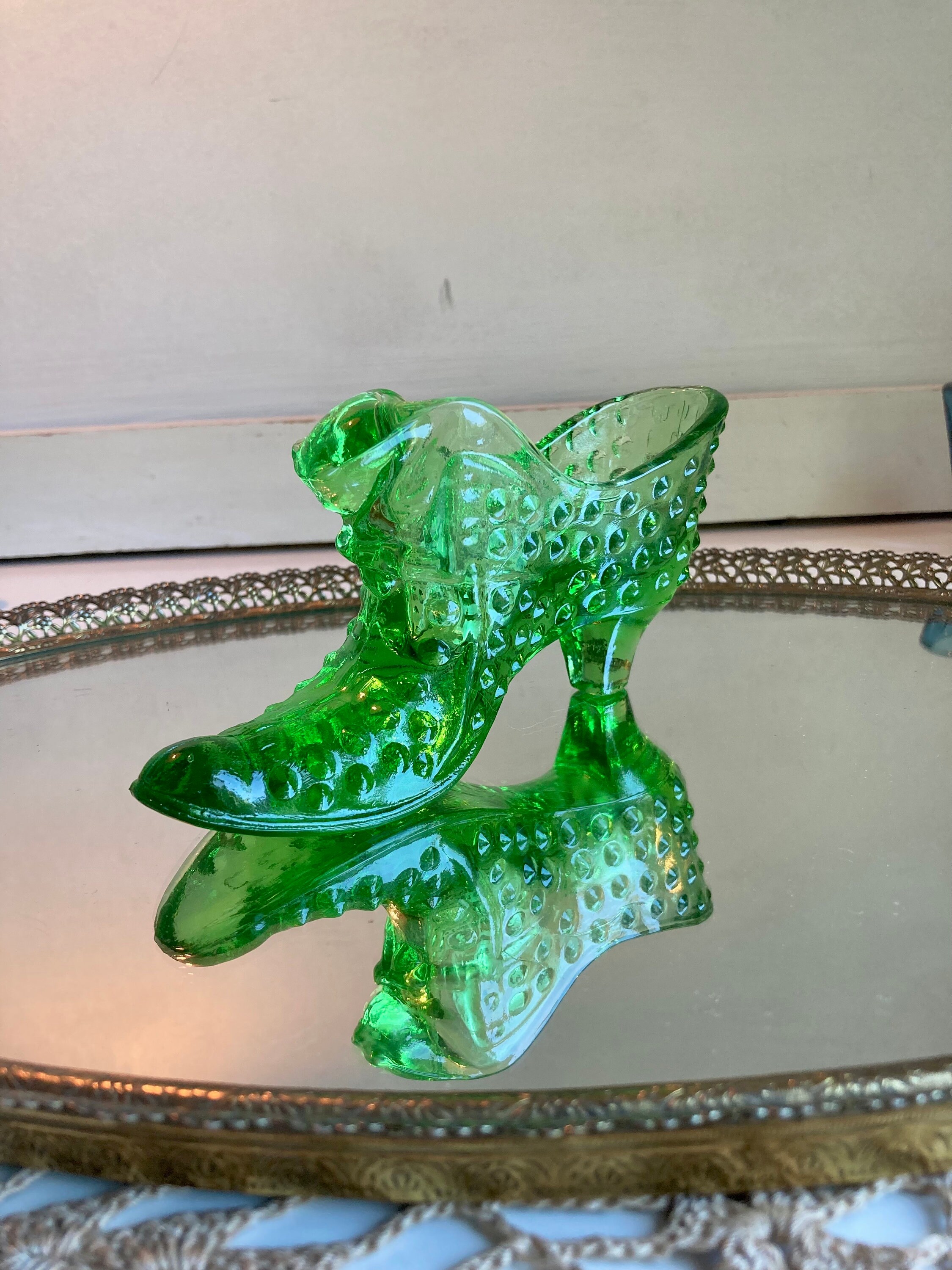 Vintage Fenton Colored Glass Shoes CHOOSE From 6 - Etsy