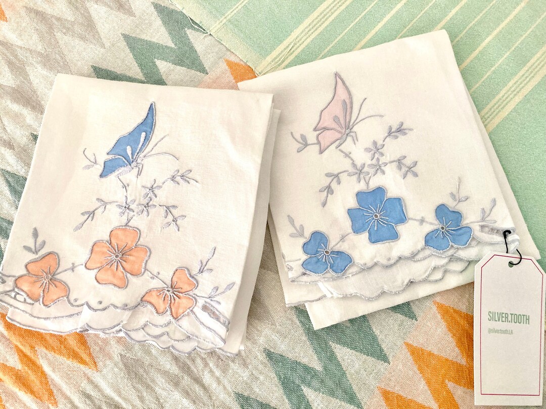Madeira Marghab Butterfly Tea Towels Set of 2 - Etsy