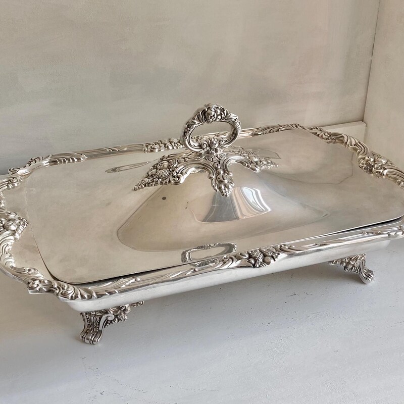 Silver Buffet Server - Etsy