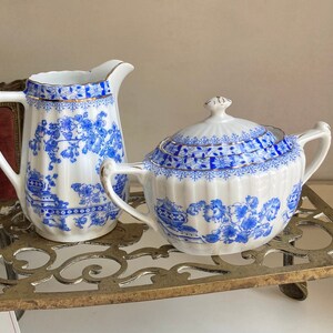 Vintage Classic Blue and White Fine China - "china-blau" Silver Colored ...