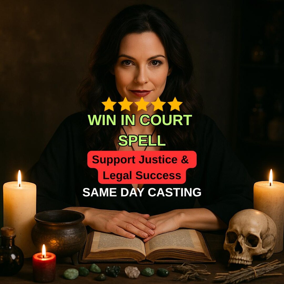 Win in Court Spell - Support Justice & Legal Success - Etsy