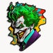 Joker Sticker, Villain Sticker, Bad Guy Sticker JOK-001 - Etsy