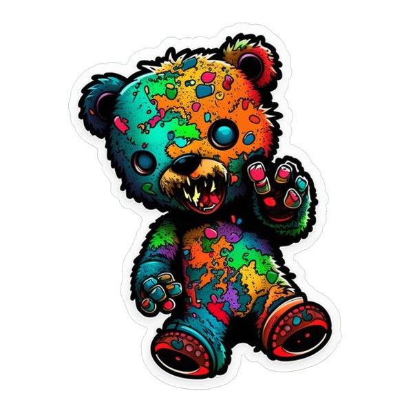 Zombie Teddy Bear - Etsy UK