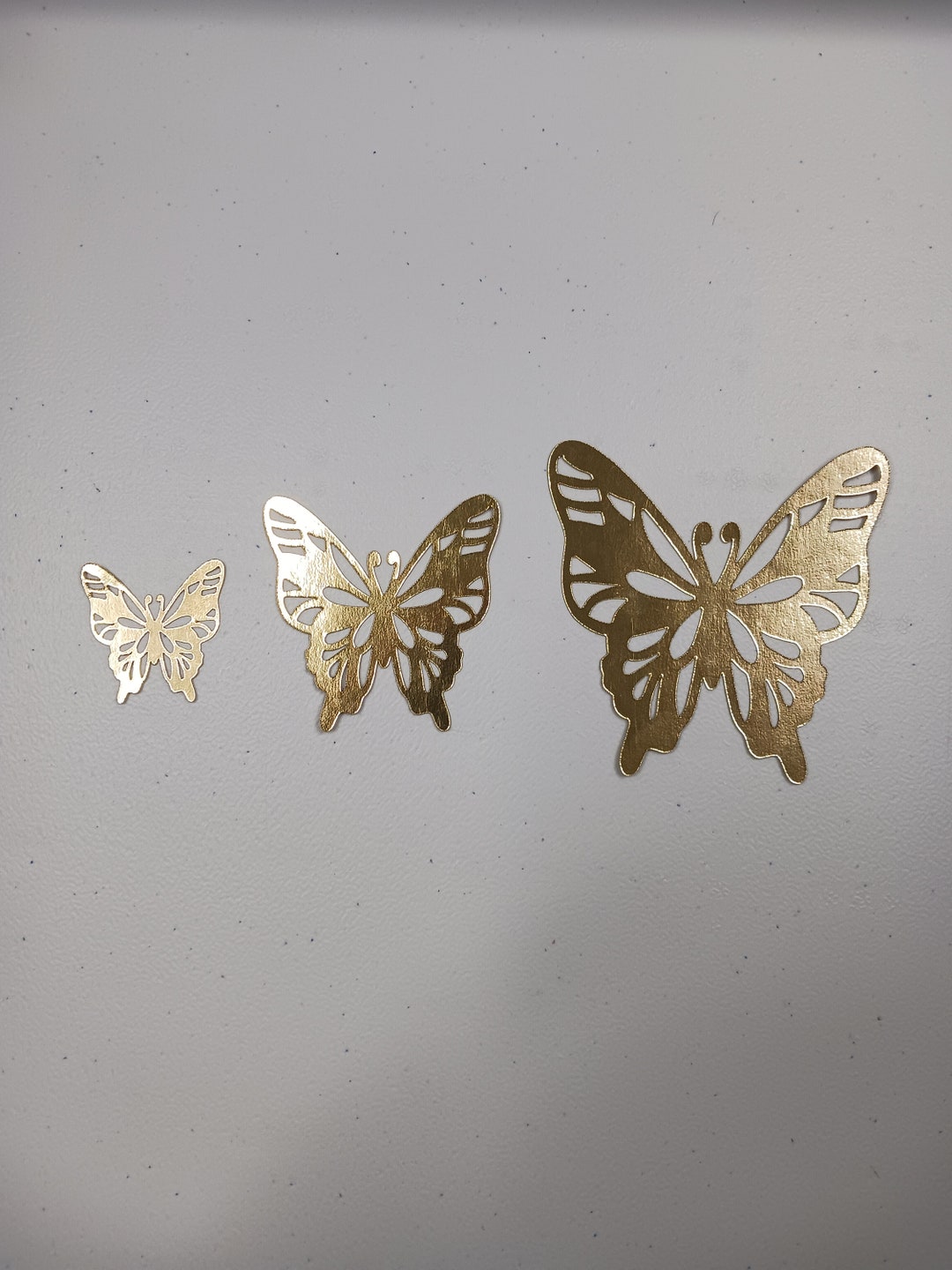 Gold Foil Butterflies, Paper Butterflies, Gold Butterflies, Butterfly ...