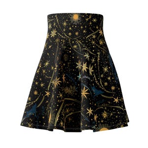 Botanica Celestial Skater Skirt Esoteric Skirt Dark Academia Skirt ...