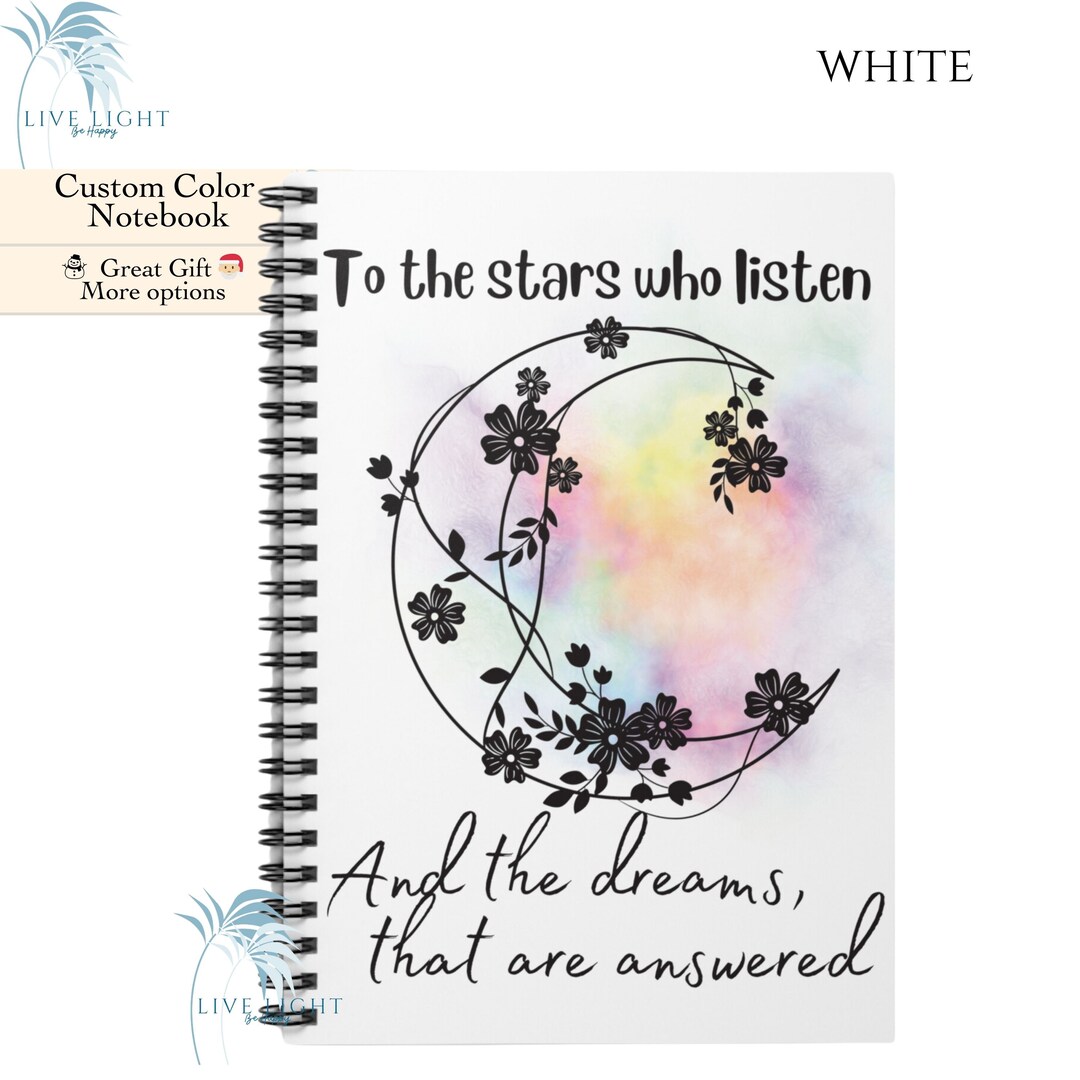 Rhysand Fan Girl Notebook, Stars Who Listen, to the Stars Fae Smut ...