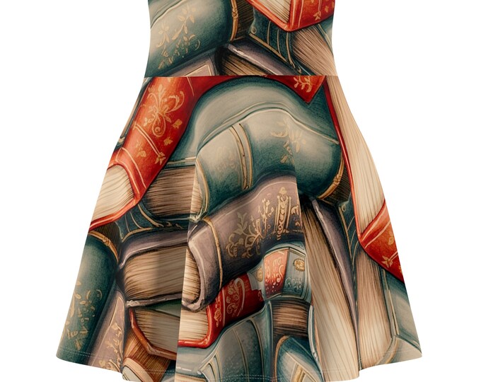 Library Books Full Skirt - 50's Style - Literary Costume - Plus Size ...