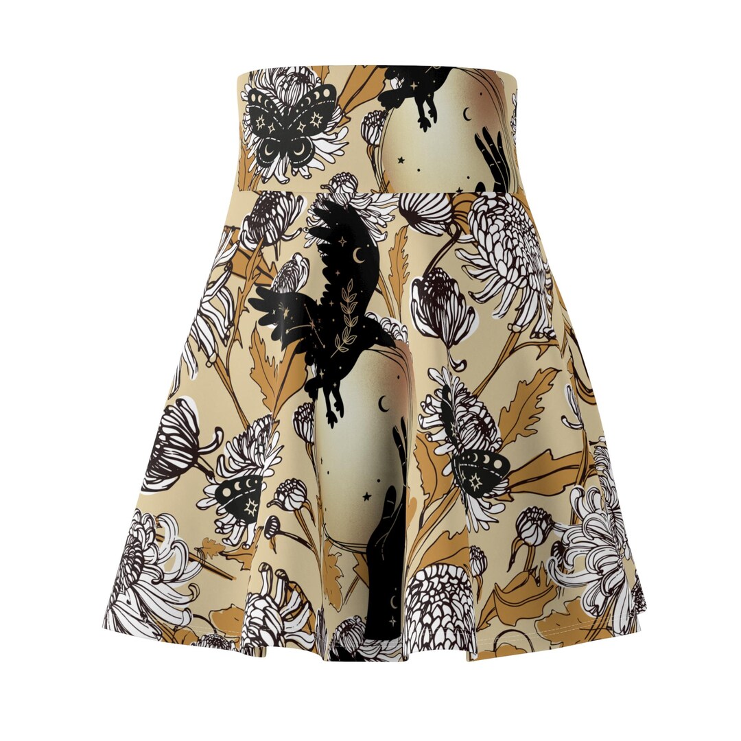 Garden Moth Skirt | Whimsigoth Clothing | Moth Gardener | Trendy Skirt ...