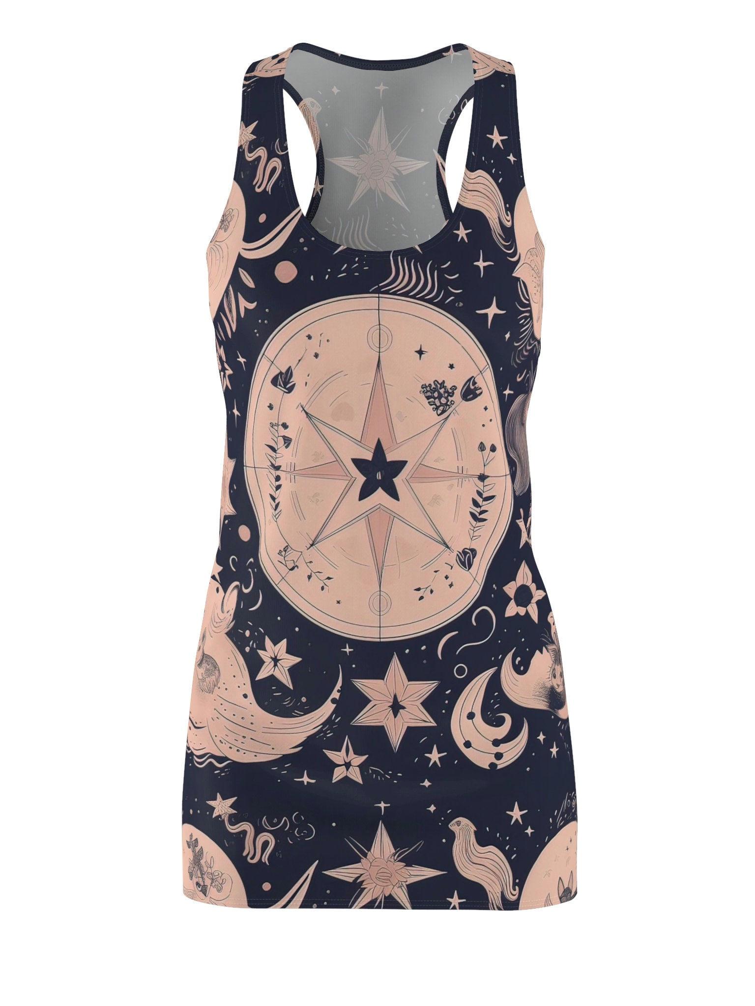 Celestial Moon Dress | Cottagecore Celestial Dress | Romantic Gothic ...