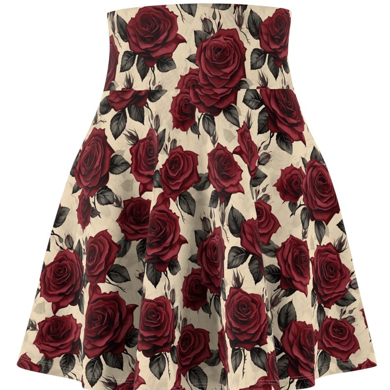 Edgar Allan Poe Inpired Roses Skirt Dark Academia the Raven - Etsy