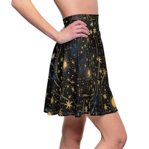 Botanica Celestial Skater Skirt Esoteric Skirt Dark Academia Skirt ...