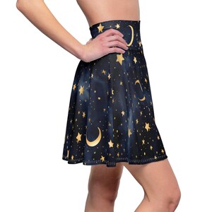 Galaxy Star Celestial Skirt | Constellation Skirt | Galaxy Skirt ...